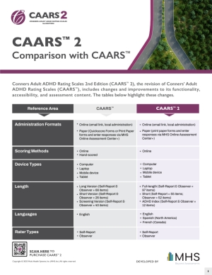 CAARS2 CAARS comparison
